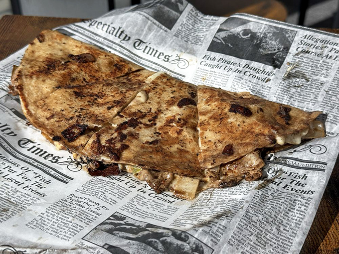 The quesadilla proves that prime rib plays well with others&mdash;a cross-cultural creation that somehow feels perfectly at home in Philadelphia.