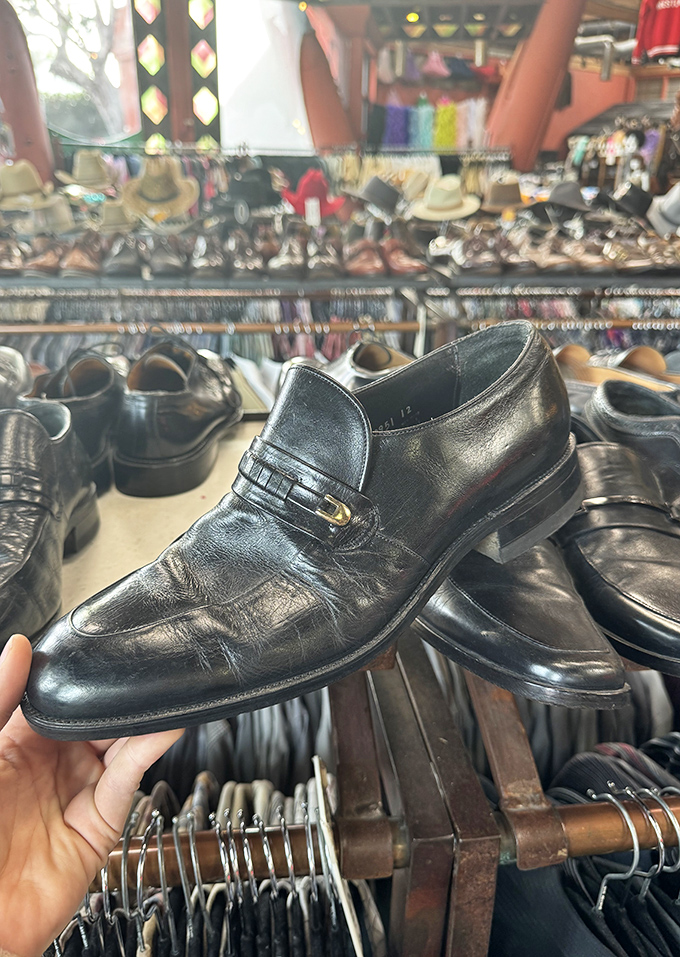 A perfectly preserved vintage loafer that's seen better days &ndash; and is ready to see them again with a new owner who appreciates its history.