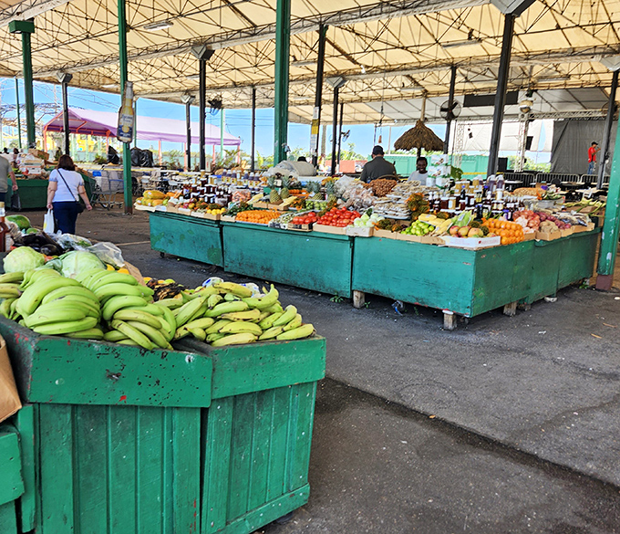 A produce paradise where bananas, mangoes and citrus create a color palette that makes grocery store offerings look like sad, pale imitations of the real thing.