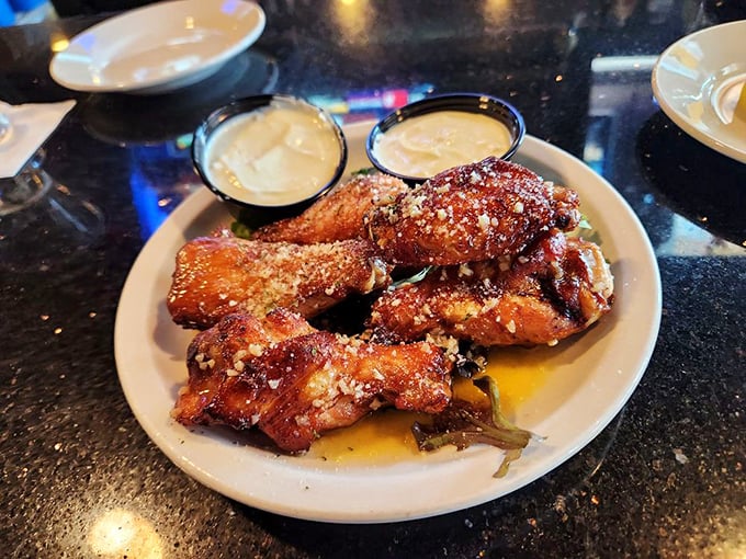 These wings prove Roland's isn't just a one-trick pony&mdash;they've mastered the art of land dishes too.