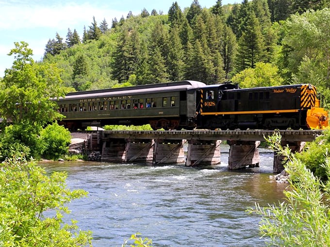 Not just crossing water, but connecting eras &ndash; this bridge carries passengers between centuries as effortlessly as over the river.