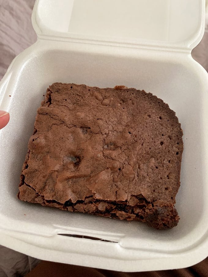 A brownie that doesn't need to be fancy to be fantastic. Dense, rich, and unapologetically simple—just like the best things in life.