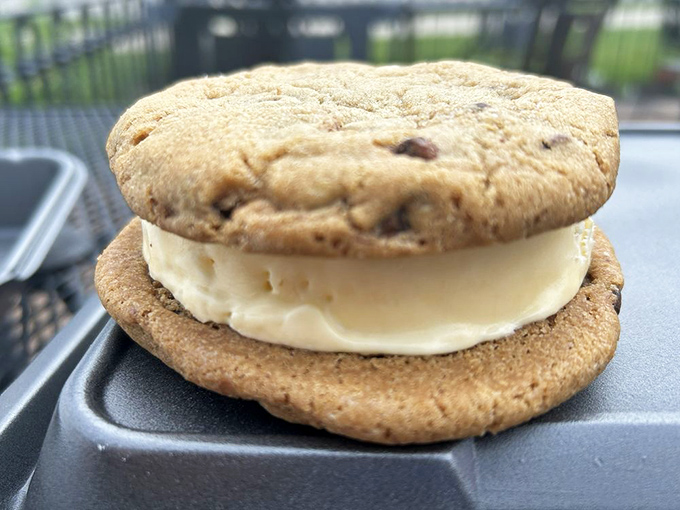 The dessert plot twist&mdash;a homemade ice cream sandwich that somehow finds room in your stomach no matter how much barbecue preceded it.