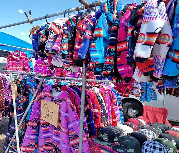 Jacket jackpot! These vibrant garments aren't just clothing&mdash;they're wearable New Mexico sunrises that bring the Southwest palette to any wardrobe.
