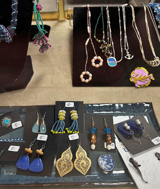 The jewelry case sparkles with possibilities &ndash; from costume fun to genuine vintage treasures.