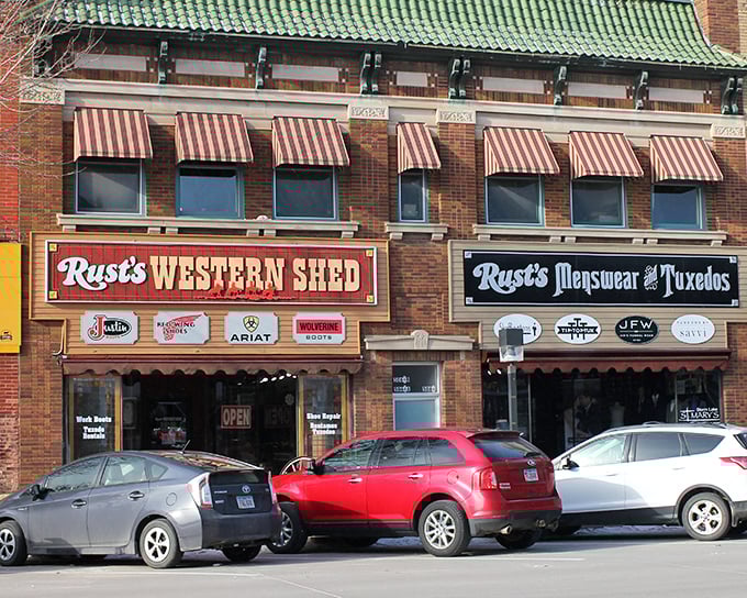 Rust's Western Shed promises authentic flavors &ndash; where "menswear and tuxedos" share space with serious meat expertise.