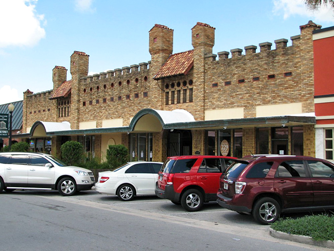 Castle-like architecture in downtown Lake Wales proves Florida has more architectural personality than endless beige stucco boxes.