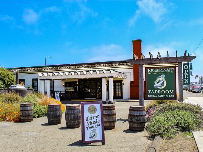 North Coast Brewing Company's taproom welcomes beer enthusiasts with barrel-aged hospitality and live music&mdash;because retirement should include both good brews and good tunes.