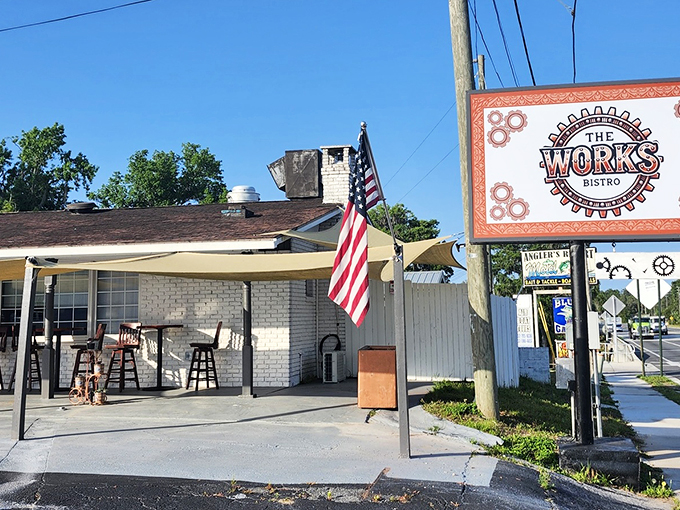 The Works Bistro represents Dunnellon's unpretentious dining scene, where good food comes without big-city prices or the need for reservations made weeks in advance.