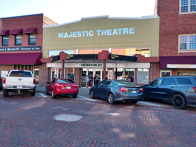The Majestic Theatre's marquee glows with the promise of shared stories. In the age of streaming, this brick palace offers something Netflix can't&mdash;community.