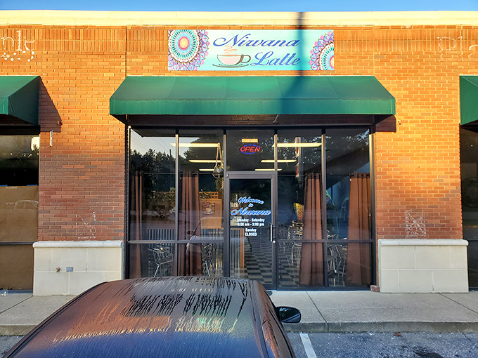 Nirvana Latte offers enlightenment one cup at a time. In Dadeville, even coffee shops maintain that perfect balance between necessary luxury and affordable comfort.