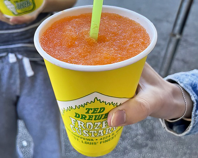 The orange slush&mdash;summer's perfect antidote in that signature yellow cup. Like drinking a sunset after it's been properly chilled.