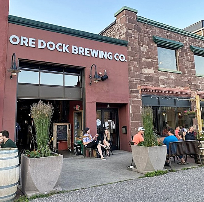 Ore Dock Brewing Company transforms Marquette's industrial heritage into something you can actually drink, with outdoor seating perfect for summer evenings.