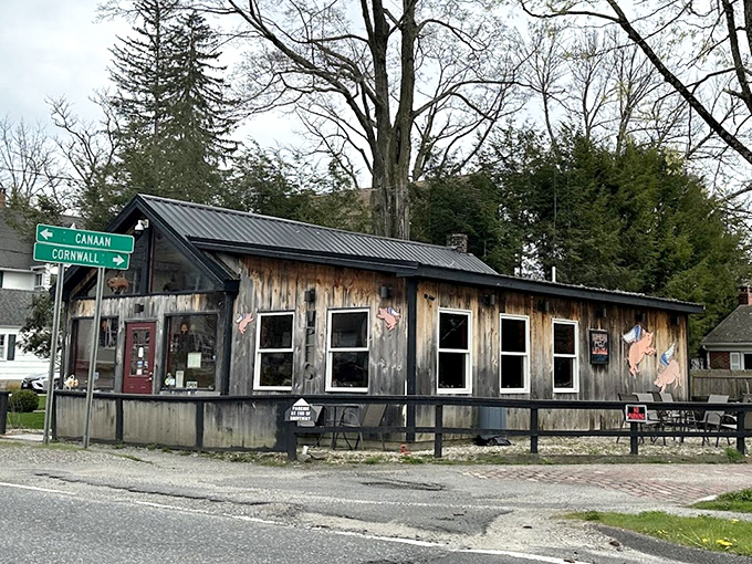 Nestled at a crossroads in Sharon, this weathered BBQ joint isn't just a restaurant&mdash;it's a destination worth plotting on your culinary map.