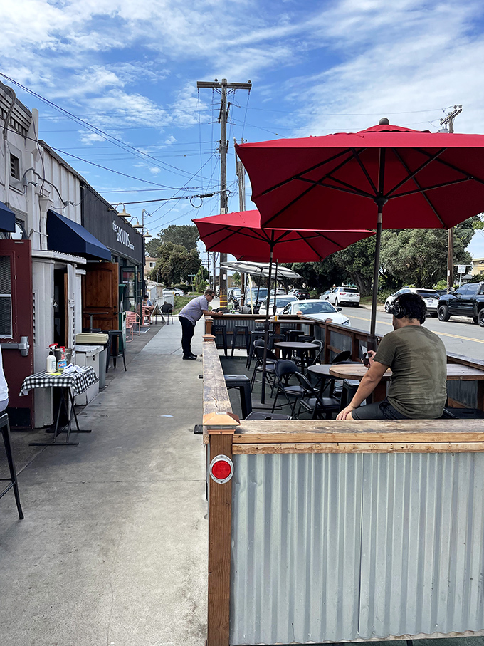 Outdoor seating where Pacific Beach locals know the best table isn't inside the trendy spots downtown.