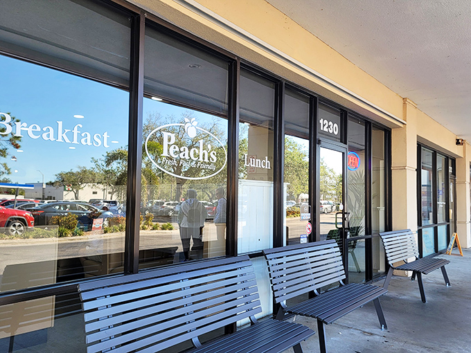 Those outdoor benches aren't just waiting areas – they're where friendships form between strangers united by the universal language of "worth the wait."