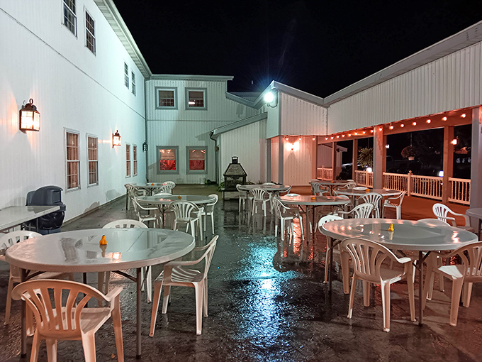 Even the outdoor seating area invites you to linger longer, because leaving after just one visit feels practically criminal.