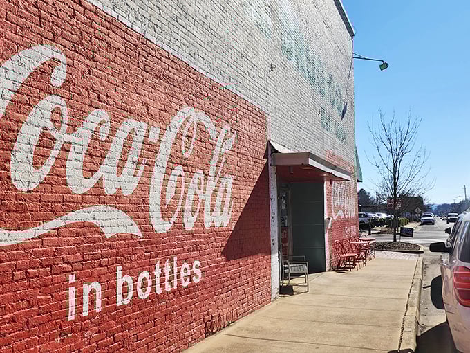 That Coca-Cola wall mural isn't trendy design&mdash;it's authentic Americana that's weathered decades of Alabama sunshine while welcoming hungry visitors to this timeless establishment.