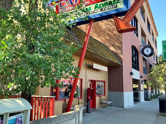 This isn't just the restaurant's exterior&mdash;it's the gateway to a world where calories are just numbers and diet starts tomorrow.