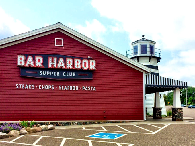 That classic red exterior with lighthouse attachment isn't just architecture&mdash;it's a promise that something special awaits inside.