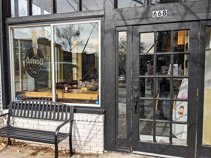 That bench outside isn't just seating&mdash;it's where you'll contemplate life choices after consuming your weight in buttery biscuit goodness.