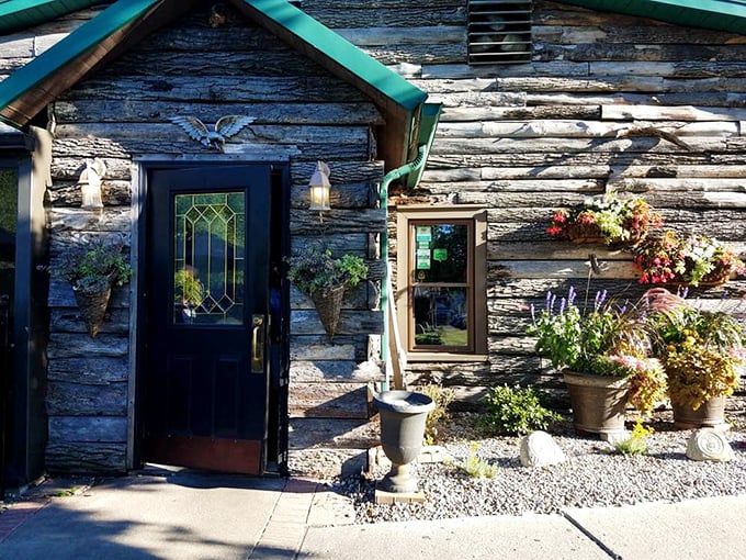 The entrance feels like walking into a friend's cabin&mdash;if your friend happens to be an exceptional cook with an eye for rustic charm and seasonal flowers. 