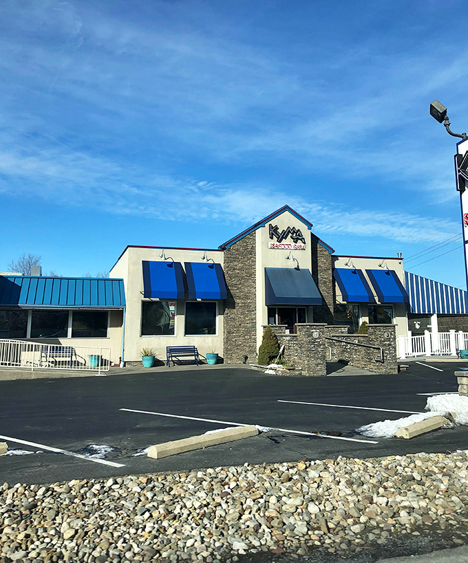 Under clear blue skies, Kyma's exterior promises Mediterranean flavors that somehow taste even better hundreds of miles from any ocean.