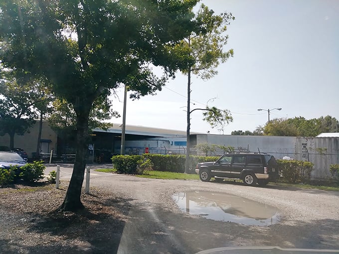 Behind the store, where donations arrive and begin their transformation from someone's past into another person's future.