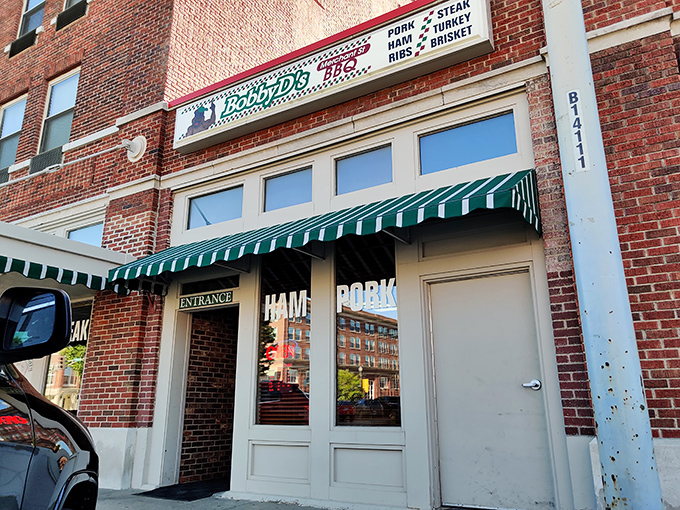 The smoker out back works overtime, sending delicious smoke signals across Emporia's skyline.