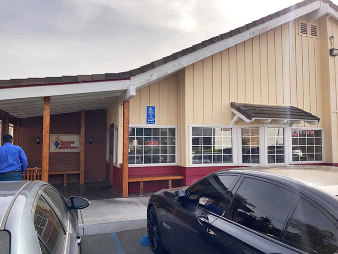 The welcoming entrance promises country hospitality before you even step inside—a prelude to the comfort food symphony awaiting within.