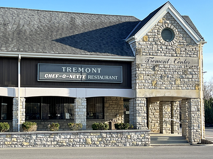 The Tremont Center landmark stands proud, its stone exterior housing decades of memories and a grill that's never forgotten how to make the perfect melt.