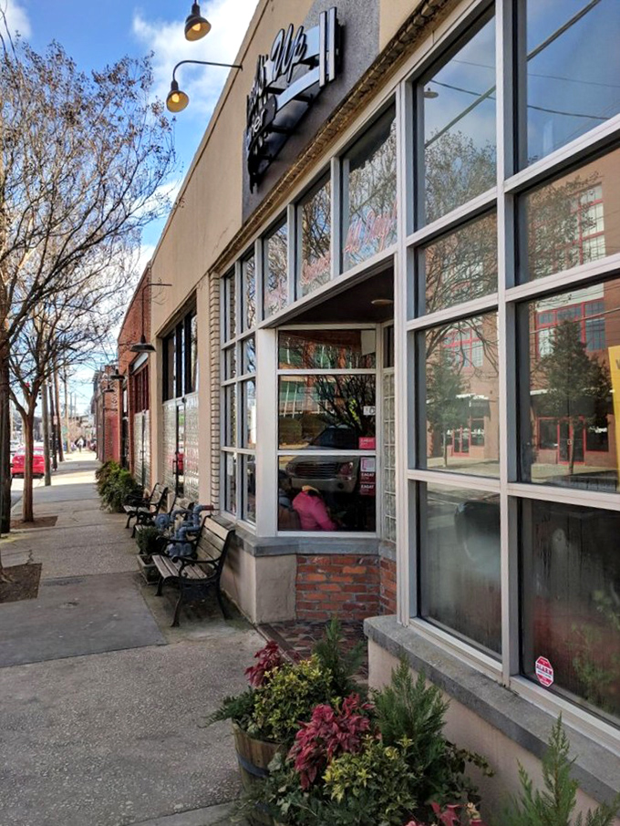 The welcoming storefront on Edgewood Avenue doesn't just say "come in" &ndash; it practically reaches out and pulls you through the door by your hungry nose.