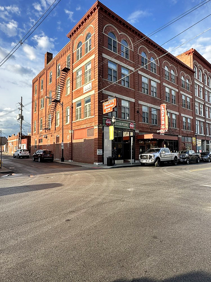 A historic brick building housing modern breakfast dreams&mdash;where downtown Springfield shows off its architectural heritage while feeding its future.