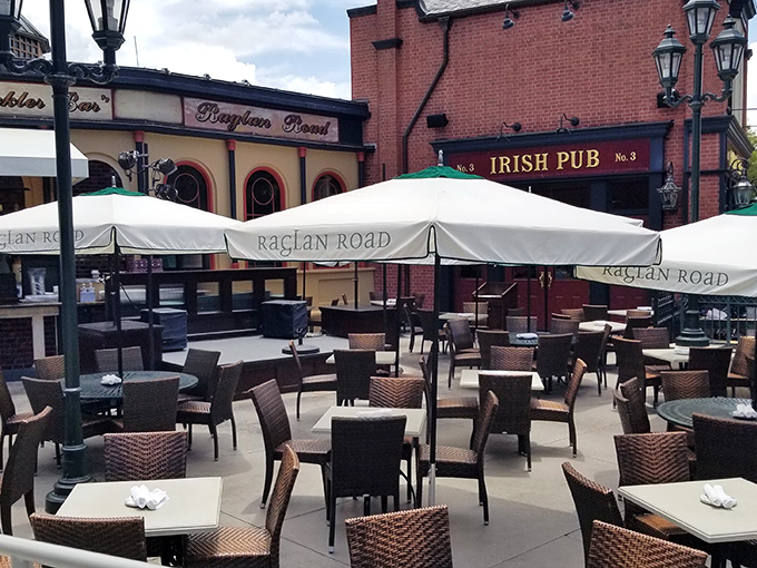 The outdoor patio offers Florida sunshine with an Irish accent&mdash;perfect for those who want their shepherd's pie with a side of vitamin D.