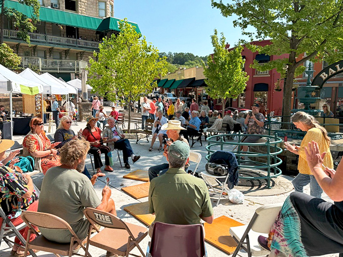 The Ozark Folk Festival brings musicians and audiences together in Basin Park, continuing a tradition that's been the soundtrack of Eureka since 1948.