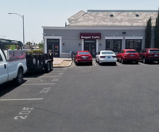 Even from the parking lot, the Bagel Cafe beckons with its siren call of "real bagels in Vegas"&mdash;a promise it delivers on spectacularly.