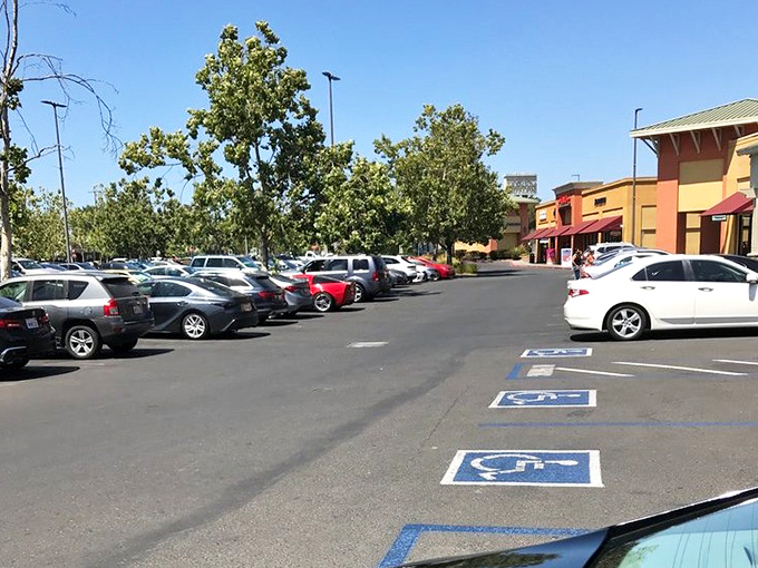 Ample parking means your only exercise for the day will be power-walking between stores and lifting shopping bags&mdash;the most satisfying workout routine ever invented.