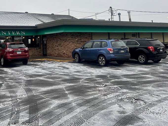 Even in Minnesota winter, a full parking lot tells you everything you need to know about what awaits inside. The best food critic? A busy lot.