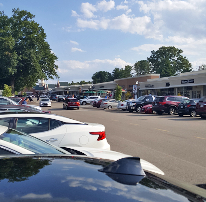 The parking lot &ndash; first battlefield in the war of bargain hunting. Veterans know to arrive early or face the dreaded half-mile hike.