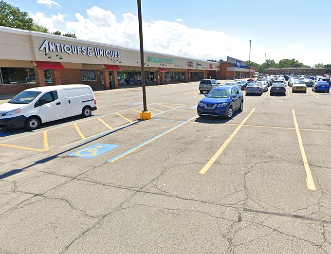 The unassuming parking lot gives no hint of the wonderland within. Like finding a portal to Narnia behind the mall's food court.