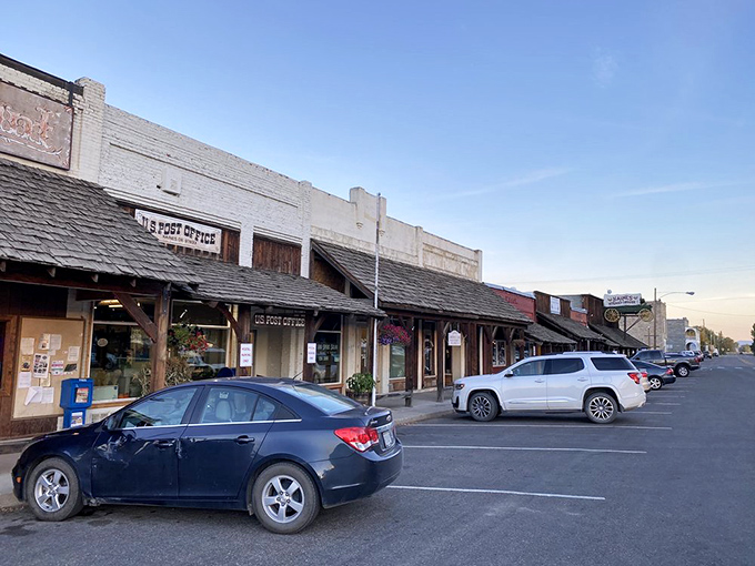 Main Street, Haines&mdash;where the post office and the best steak for 100 miles share the same block. Small town America at its most delicious.