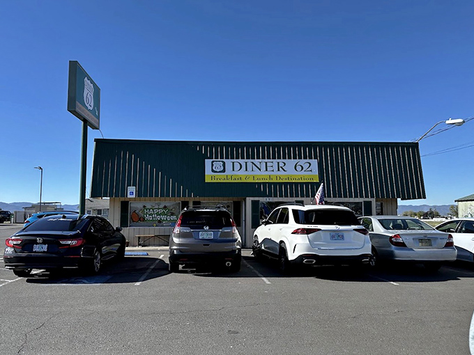 A full parking lot—the universal signal that you've found a place worth stopping for, where calories don't count and diet plans go to die.
