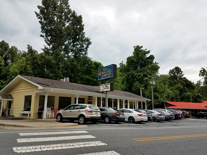 The unassuming exterior hides breakfast greatness within. Like all truly special places, Peter's doesn't need flashy architecture &ndash; its reputation for pancake perfection speaks volumes.