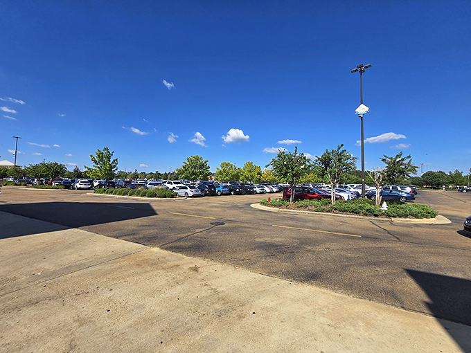 Ample parking means more time shopping and less time circling &ndash; a small blessing that makes a big difference.