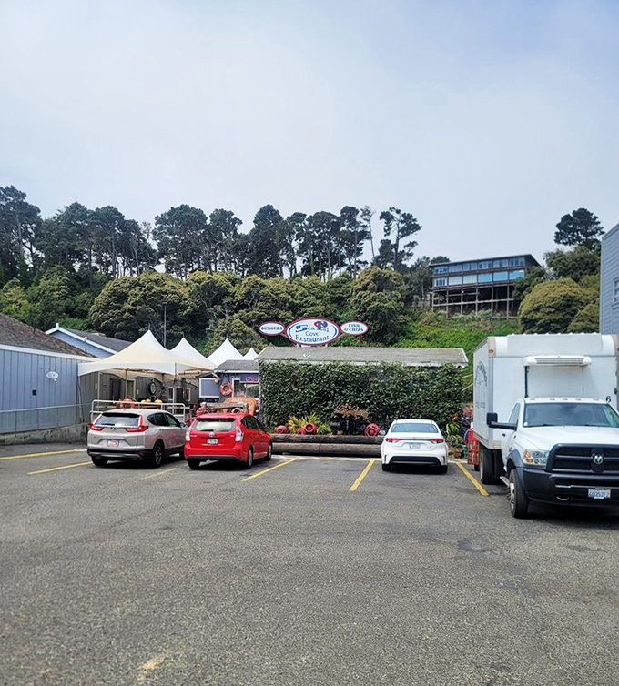 The parking lot fills up for a reason&mdash;word spreads fast when someone's making deep-fried cheesecake this good.