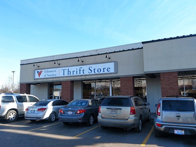 The parking lot fills with cars whose trunks will soon be stuffed with secondhand treasures and first-rate bargains from this Columbus institution.