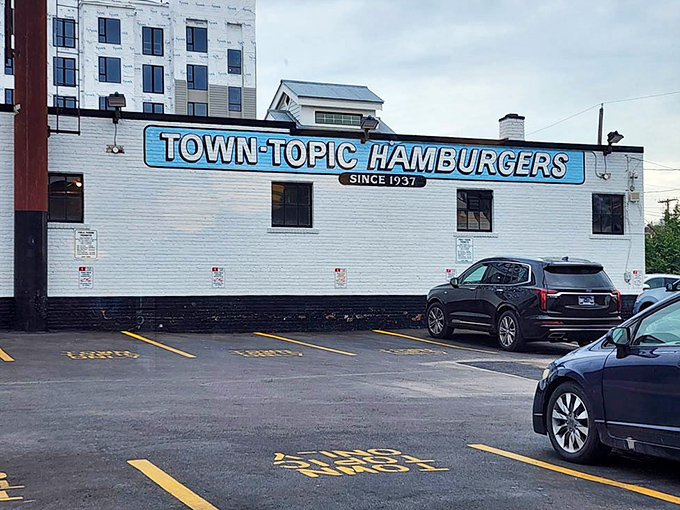 The sign says it all&mdash;Town Topic isn't trying to be anything but what it is: a Kansas City institution that's earned its place in the hearts and stomachs of Missouri.