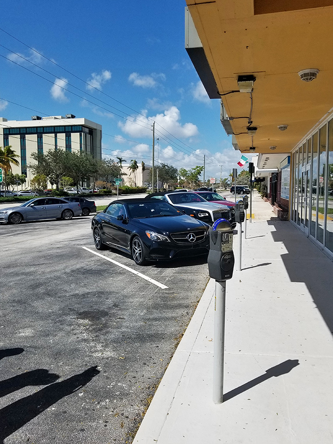 The parking lot tells the whole story&mdash;luxury cars next to everyday rides. Good food is the great equalizer in this delicious democracy. 