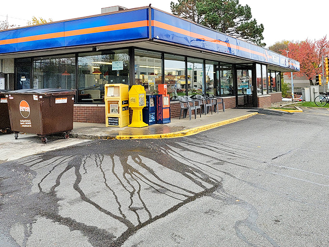 Even the parking lot has character&mdash;where hungry patrons have been pulling in for their breakfast fix through rain, shine, and Midwestern winters.