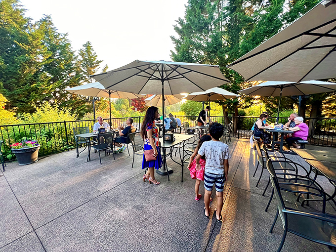 Summer evenings on the patio are what Oregon dreams are made of. Where families gather to enjoy burgers and the gentle art of doing nothing.